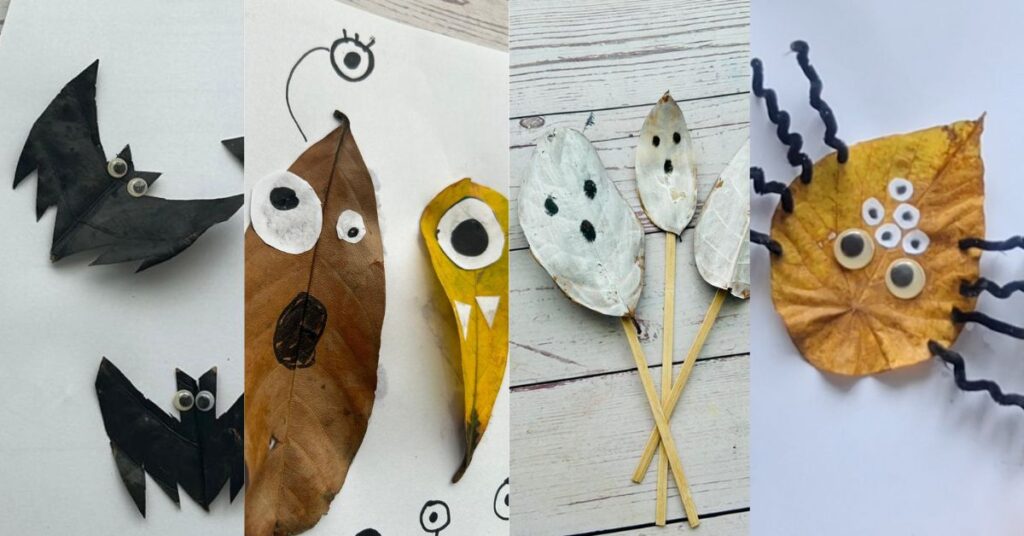 Fun Halloween Leaf Crafts For Kids (Even Busy Toddlers)